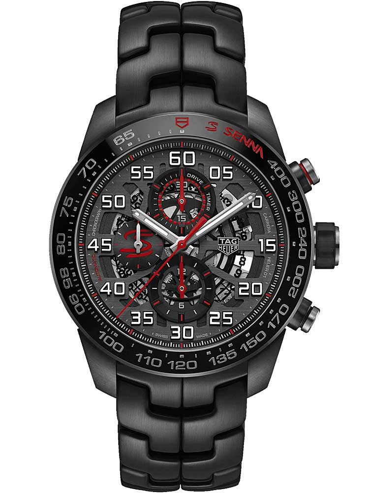 ON THE WRIST: Carrera Heuer 01 Ayrton Senna Special Edition