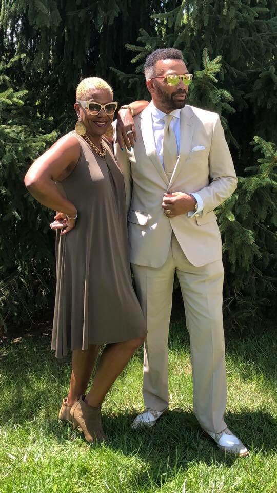 Check out this super dapper elderly couple