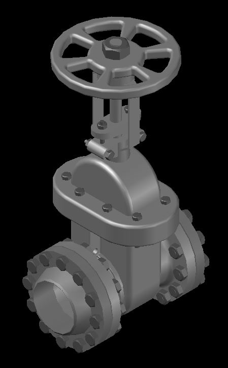 Gate Valve || Download free 3D cad models #5050