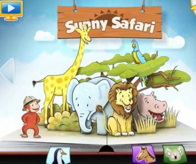 Curious George at the zoo, Aprender sobre animales desde tu Ipad