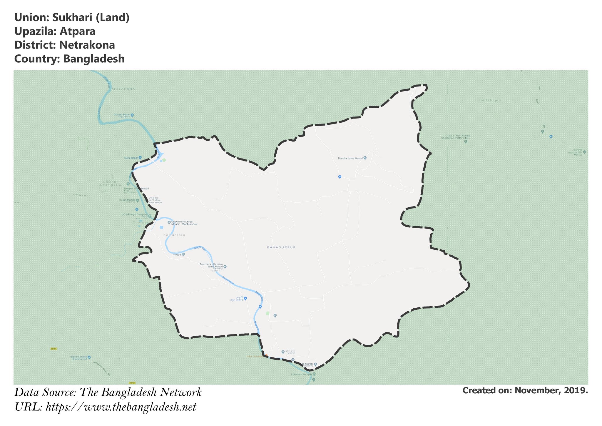 Sukhari Union, Netrakona