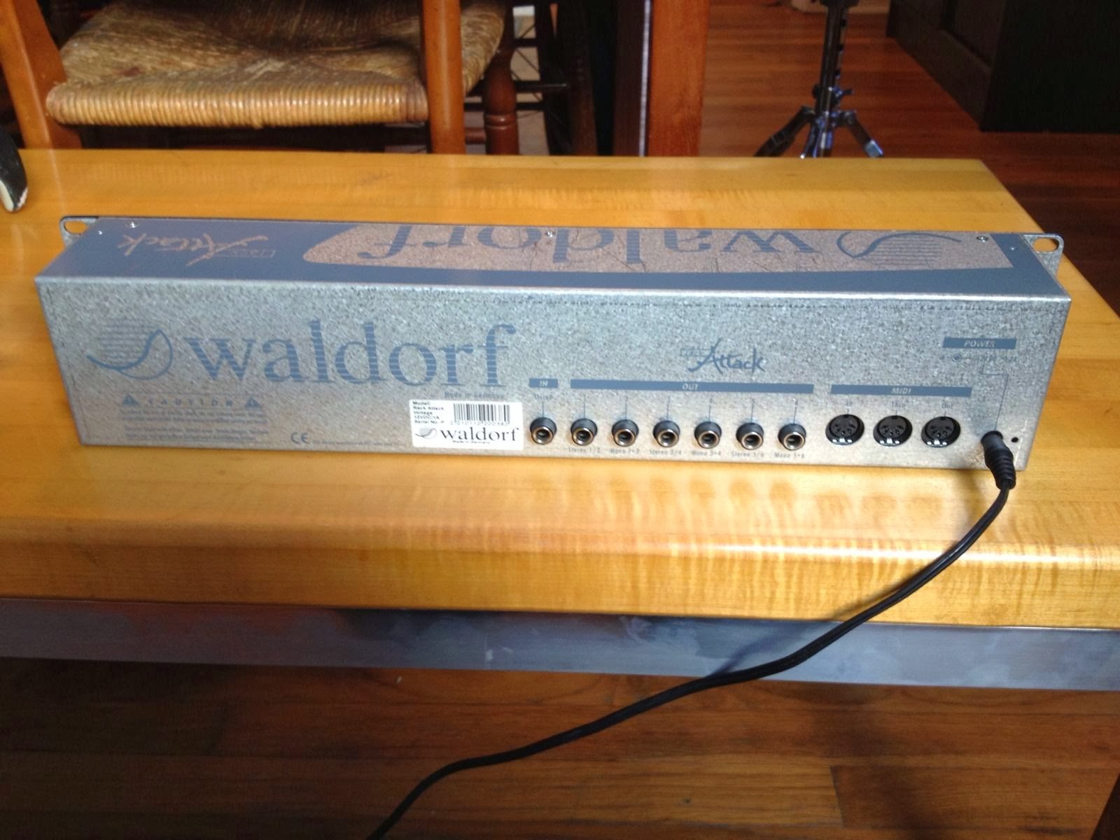 MATRIXSYNTH: WALDORF RACK ATTACK Drum Machine Synthesizer