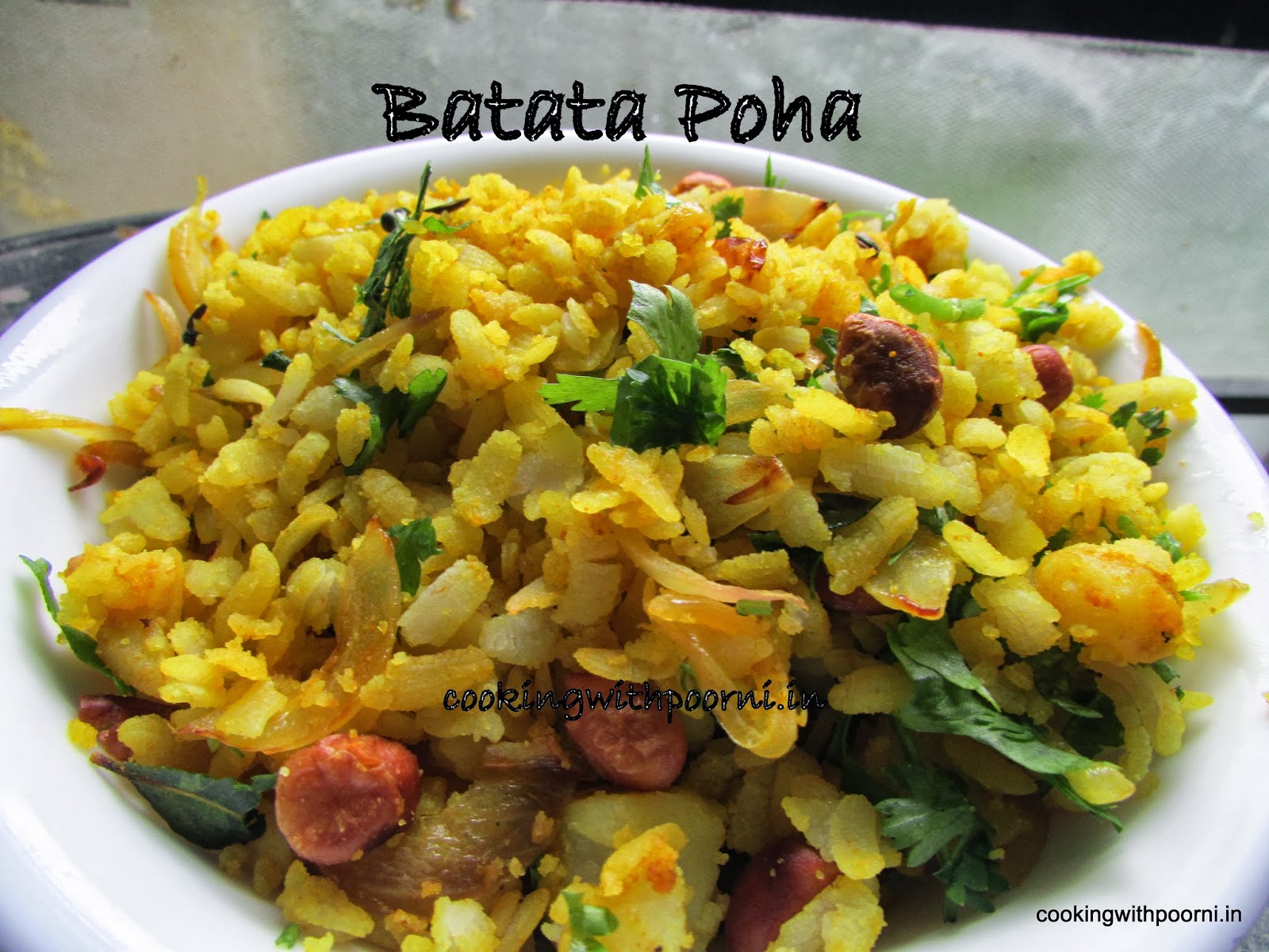Cooking with Poorni: Batata Poha