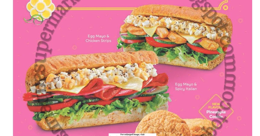 Subway Promotion 30 January 2019 ~ Supermarket Promotions