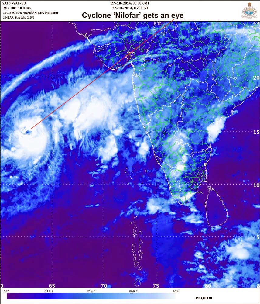 Visions of Hell: STH Stormwatch: Cyclone Nilofar (update- 27Oct2014)
