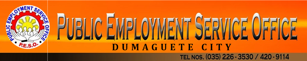 Public Employment Service Office - Dumaguete City: Overseas Job Openings