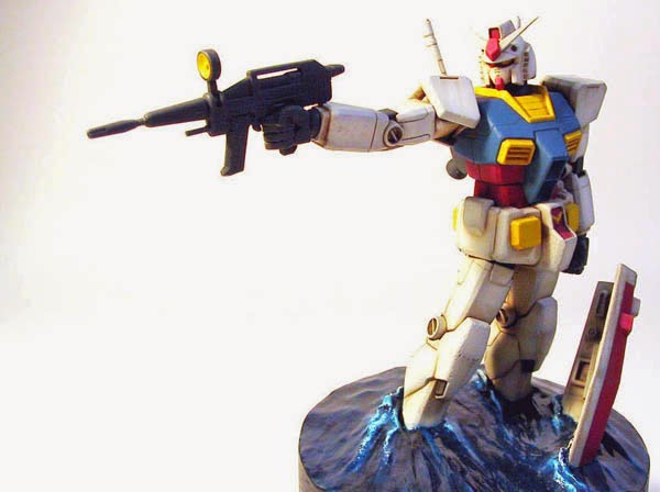 Custom Build: First Grade 1/144 RX-78-2 Gundam with Diorama