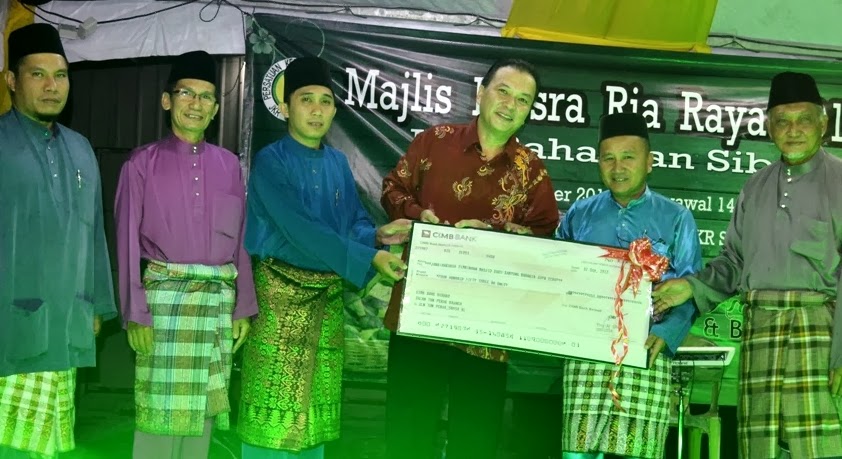 PKIJ SIBU sampaikan sumbangan pembinaan Masjid Baharu Teku. - Rakan JKR ...