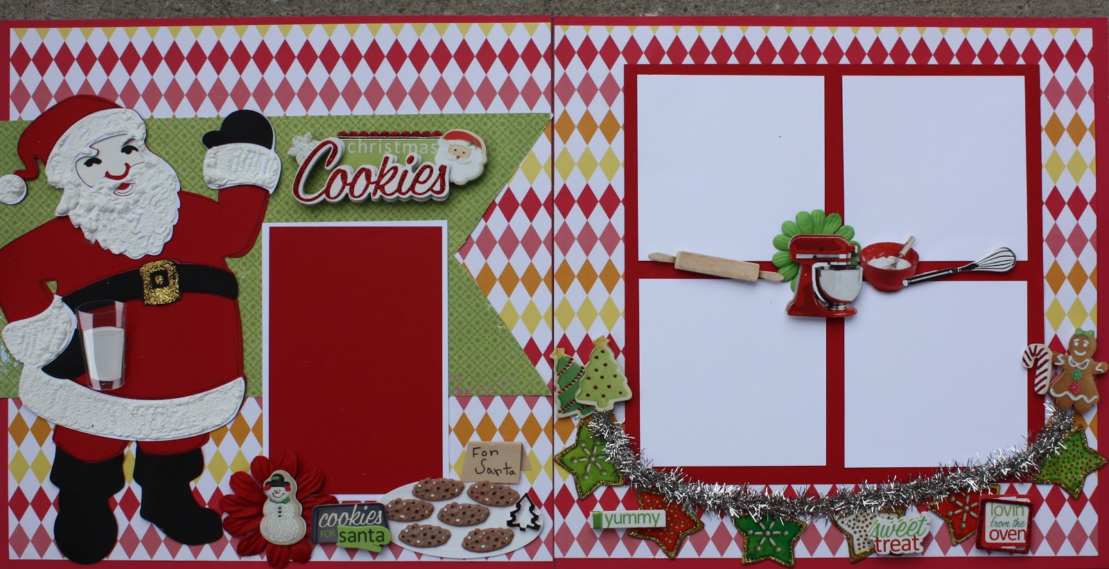AMAZING GRACE Paper Crafts: Cookies for Santa