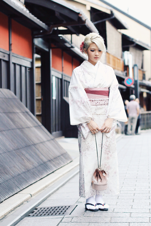 Brown Platform: Kimono & Mikimoto x Hello Kitty