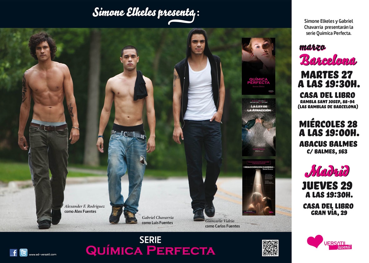 Guardiana de libros: Visita Simone Elkeles autora Química perfecta