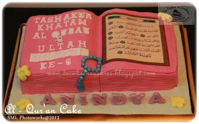 De CakesNCookies: Al - Qur'an Cake and Cupcakes for Khatam Qur'an