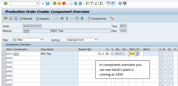 Production Planning in a cross plant set-up | SAP Online Guides