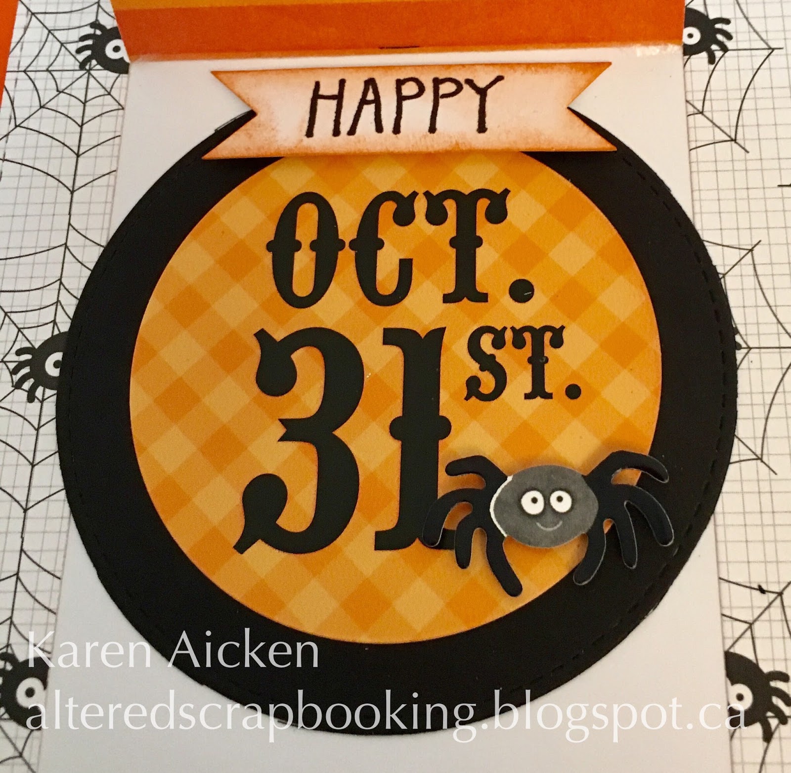 Painted Mountain Cards: Halloween Lift Flap Card