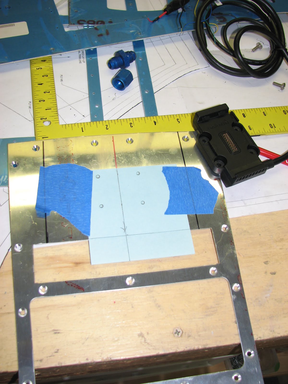 Torsten's RV-12: Instrument Panel Ready for Painting