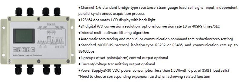 Weighing solutions: DJ04-6 JUNCTION BOX WITH RS485+MODBUS AND 4-20MA AT ...