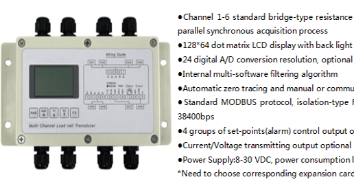 Weighing solutions: DJ04-6 JUNCTION BOX WITH RS485+MODBUS AND 4-20MA AT ...
