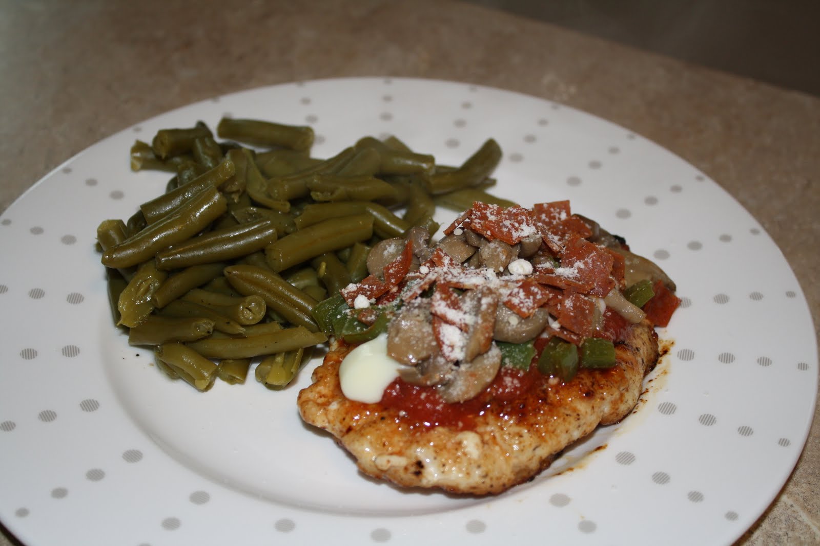 Everyday Re-Creations: Pizza - fied Chicken