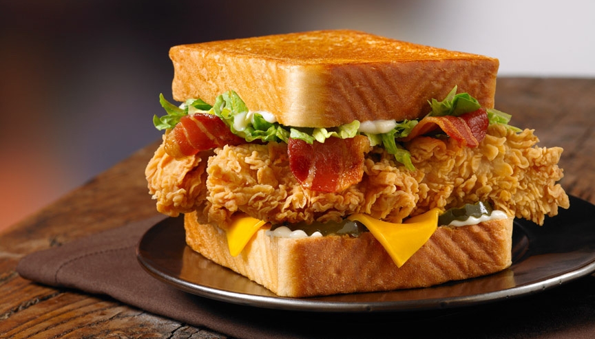 News: Church's Chicken - New Big Tex Club Sandwich | Brand Eating. Your ...