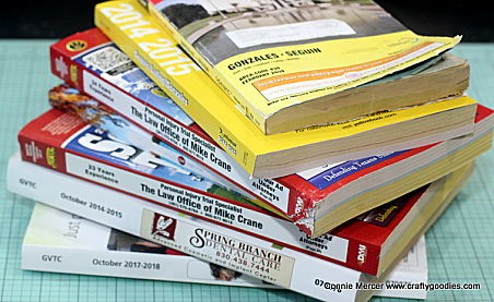 crafty goodies: Try It Tuesday~ out dated phone books, keep em'!!!!