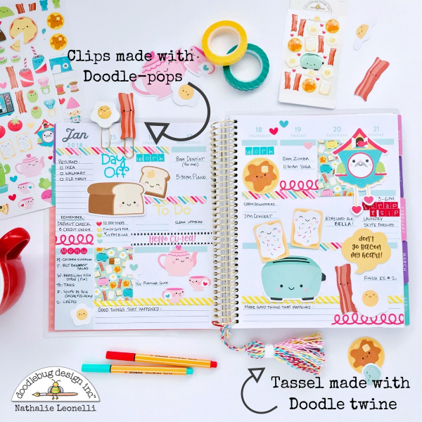 Doodlebug Design Inc Blog: So Punny | Planner Pages with Nathalie