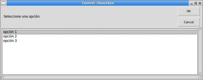 Python 3 para impacientes: Listas de opciones con EasyGUI