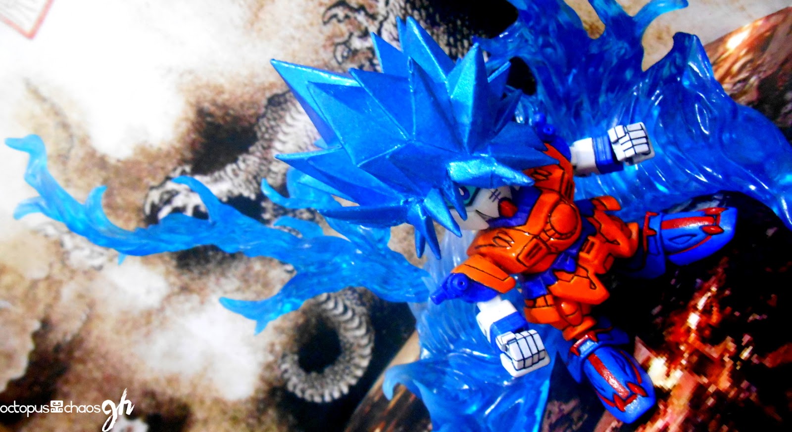 Gundam Family: Goku Gundam Super Saiyan God Super Saiyan Custom Build