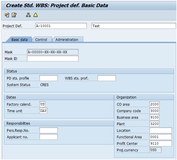 Project creation ~ SAP ERP Know-how