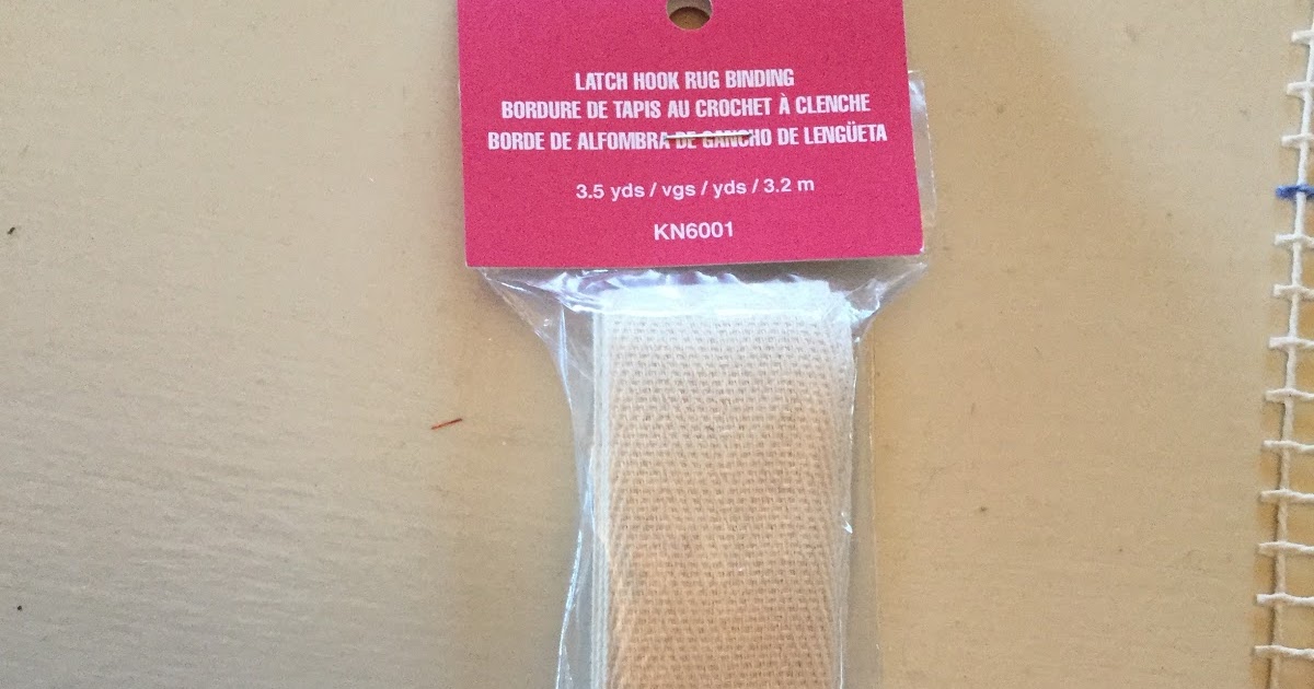 🐝 Bumbledaph: How-to bind a latch hook rug