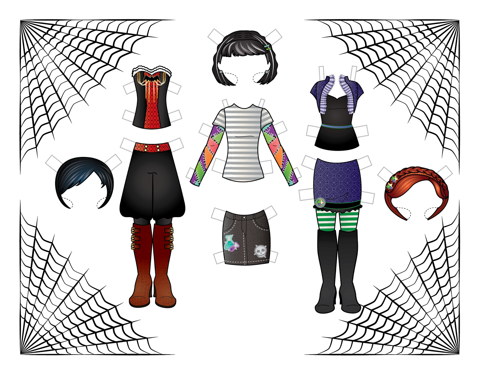 Paper Doll School: October 2014