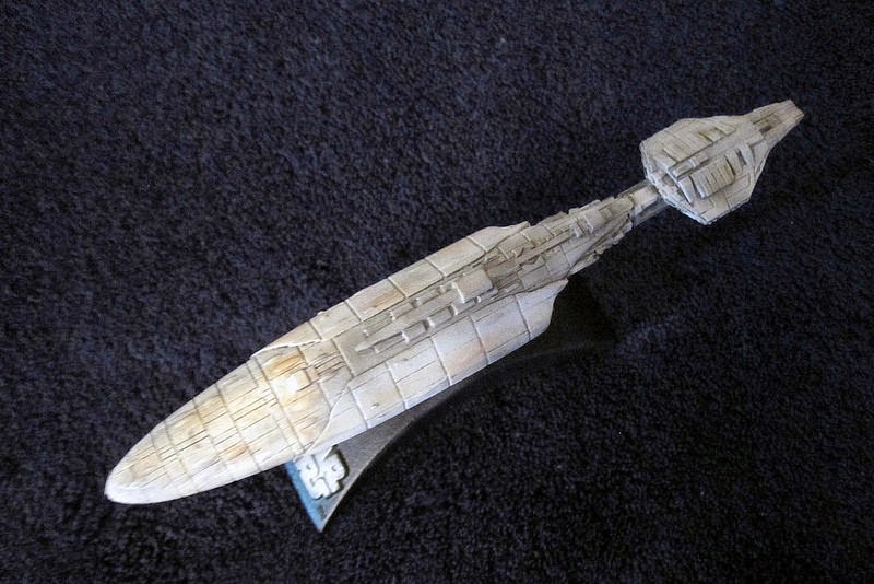 Science Fiction Modeler: 1/4222 MC-30 & Jedi Cruiser