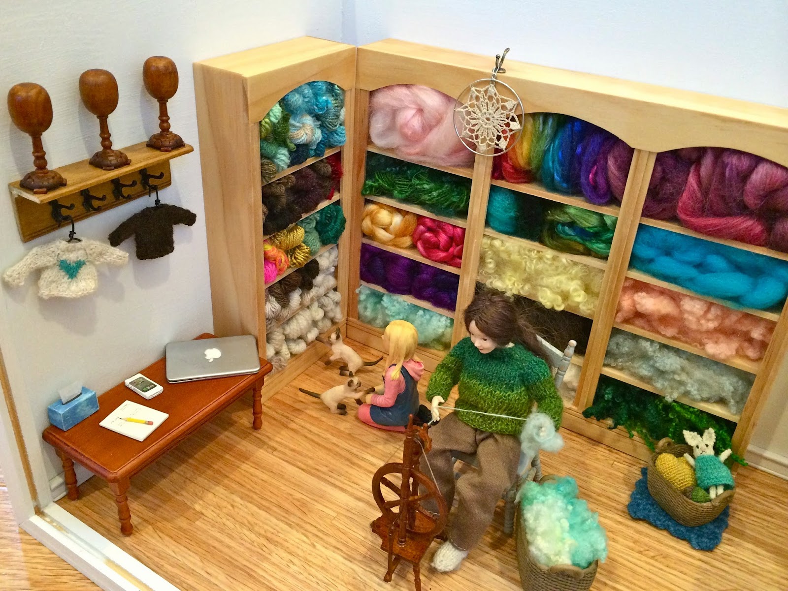 Stash Enhancement: Miniature Fiber Room - Maybe The Coolest Project I ...