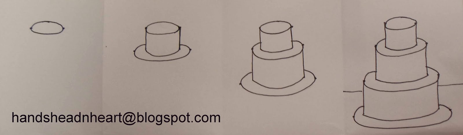 Hands, Head 'n Heart in the Artroom: Drawing Birthday Cakes