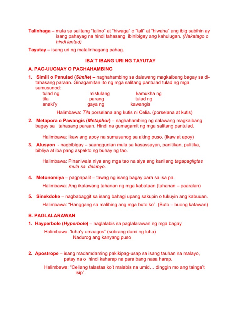 halimbawa ng metapora - philippin news collections