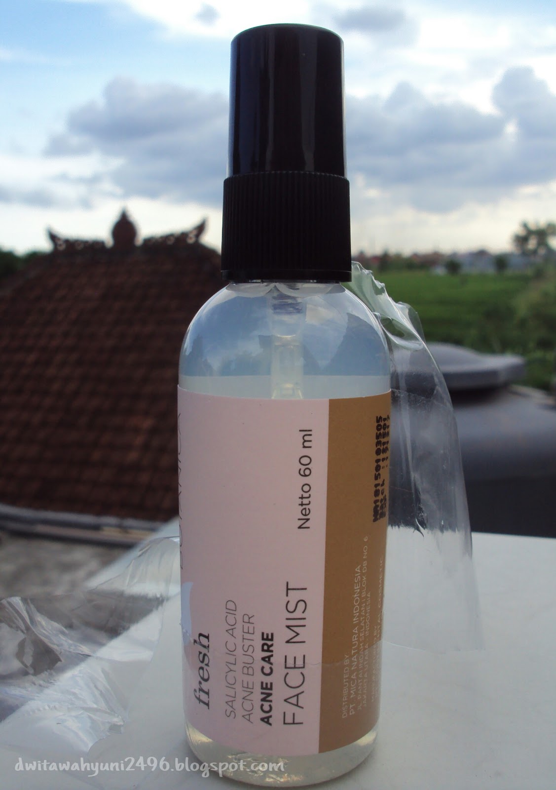 [REVIEW] MINERAL BOTANICA ACNE CARE FACE MIST - Gadis Kacang Bali
