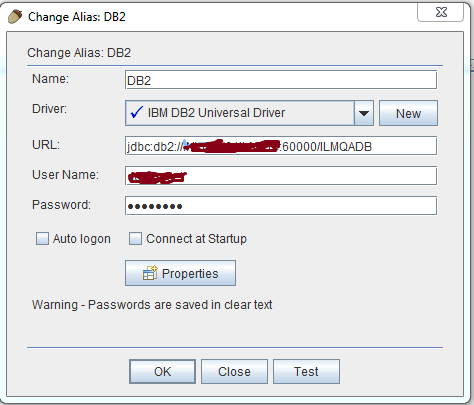 Configuration SQuirreL SQL Client for DB2 database : Execute SQL query ...