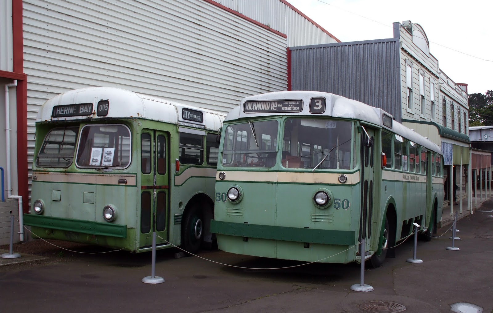 transpress nz: former Auckland Transport Board buses