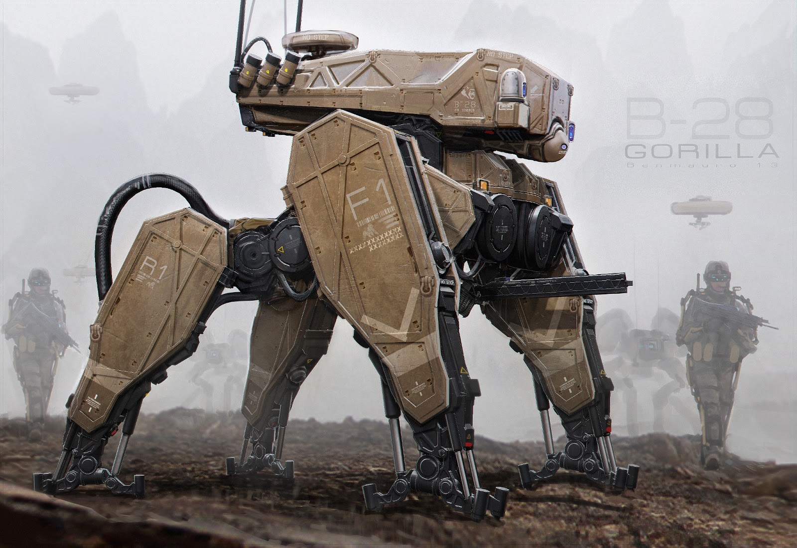 PERPETUAL MOTION: Gorilla Tank Model Kit