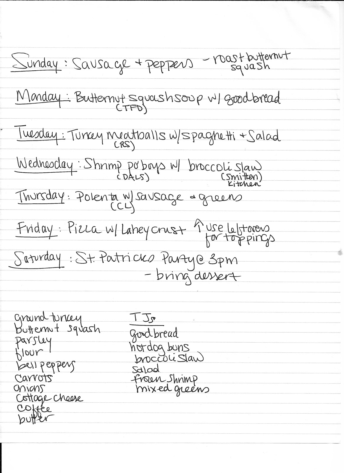 Dinners in the FourOneFive: Anatomy of a Menu