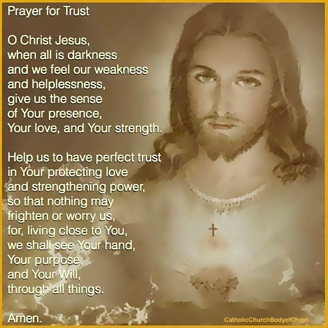 Faithful Resources for all Christian: Prayer of Trust