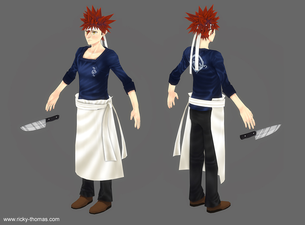 Ricky Thomas - 3D Artist: Soma Yukihira - Finished Model