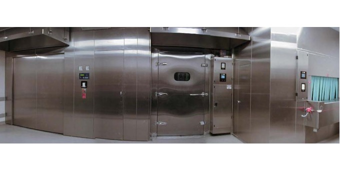 Modular Wall Systems as Barrier Wall in Wash Area | The Laboratory and ...