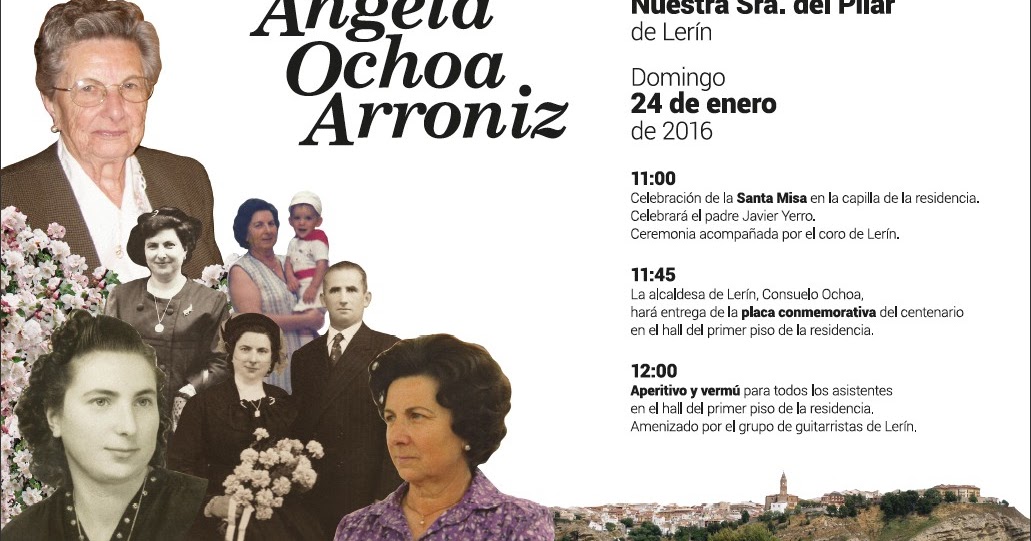 NOTICIAS DE LERÍN: Homenaje a Angela Ochoa al cumplir 100 años
