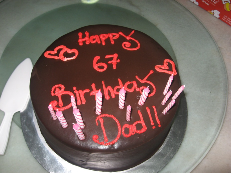 Agnes' Diary & More...: Tony's 67th Birthday