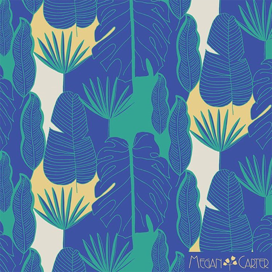 print & pattern: BLUE PRINT 2018 - megan carter