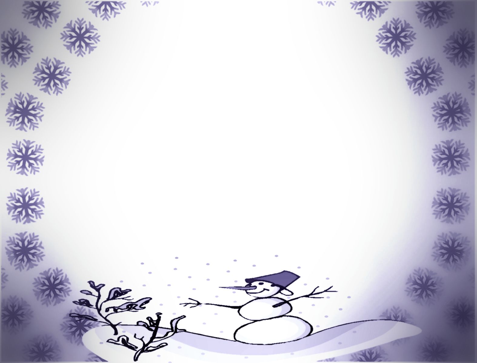 Snowman Borders,Frames And Backdrops
