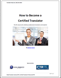 How to Become A Certified Translator