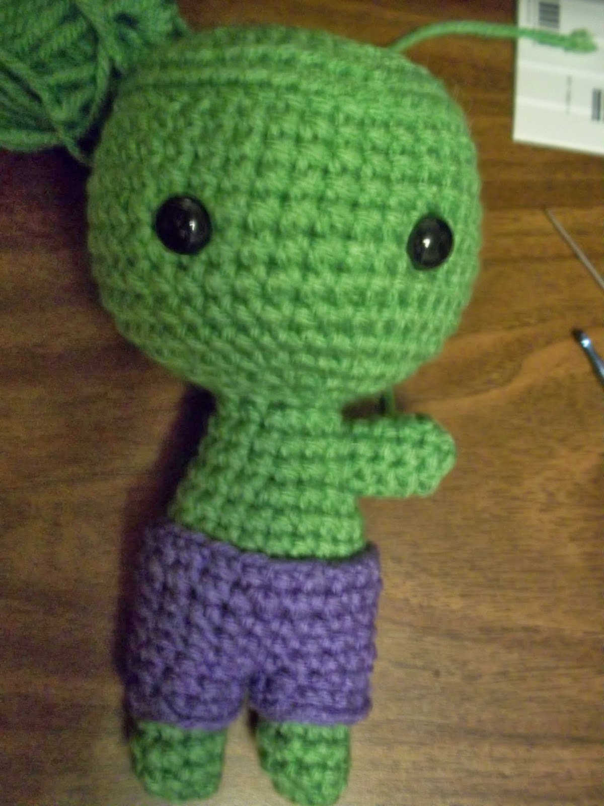Eden is only a dream away: Little Crochet Hulk- Pattern