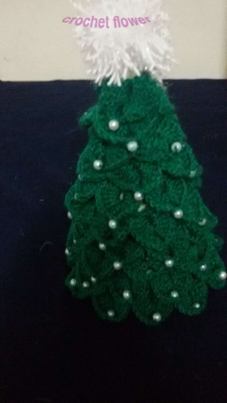 crochet Flower: How to Crochet a Christmas Tree -Crochet Crocodile Stitch