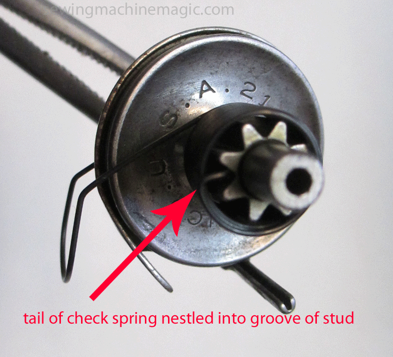 My Sewing Machine Obsession: Singer 201-2 Tension assembly